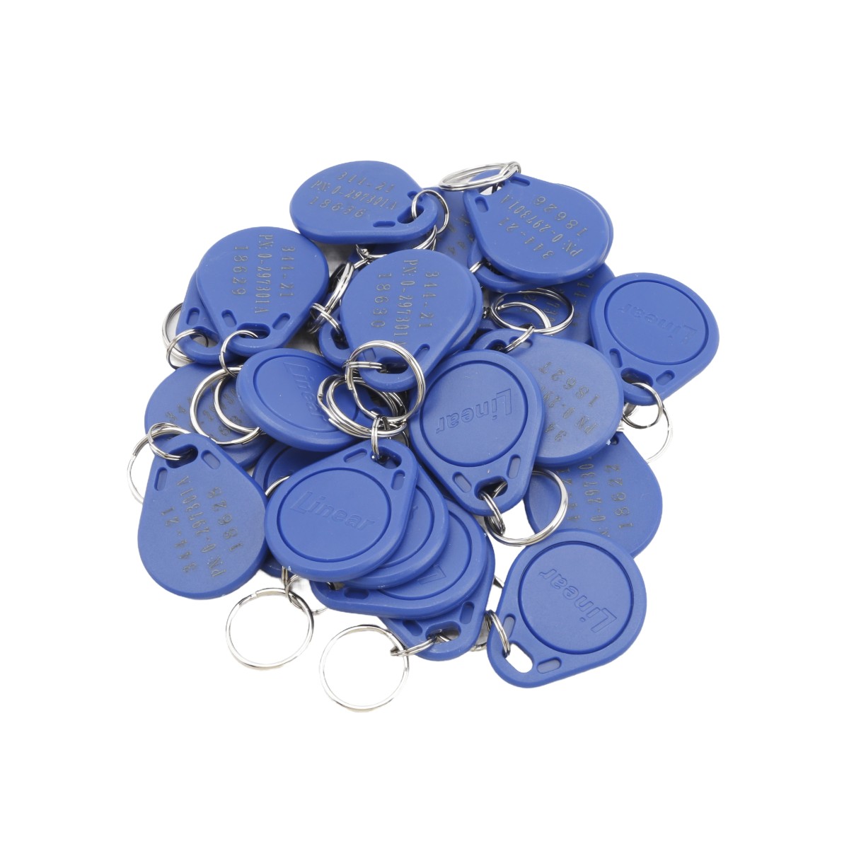 Linear IEI ProxKey Wiegand 125 kHz HID Compatible Proximity Key Fob (25 ...