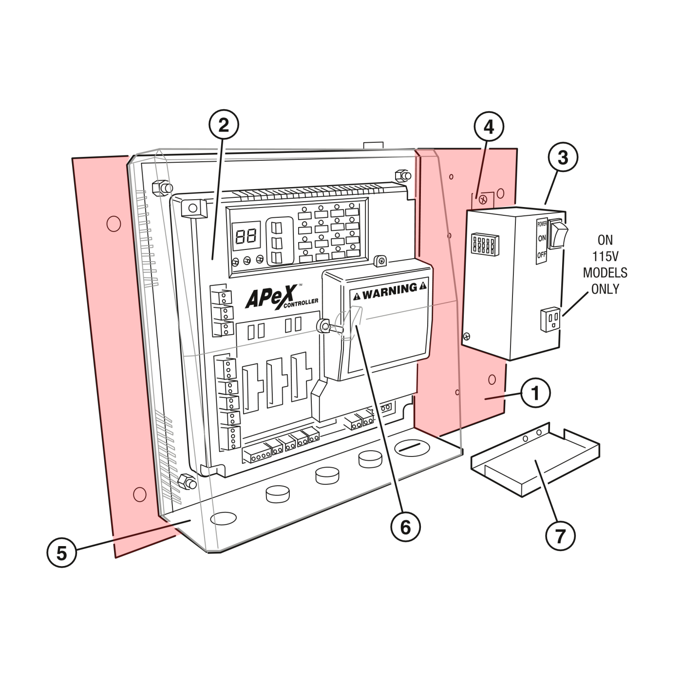 Linear / Osco 2100-1756 Control Box Mounting Plate | Linear PRO Access ...