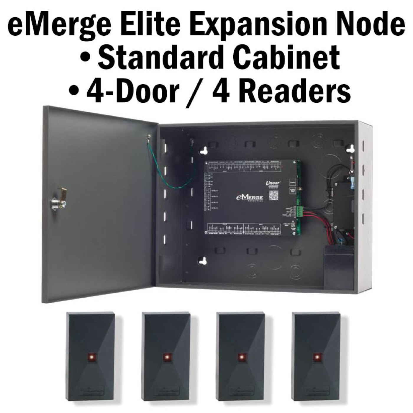 eMerge Elite 4-Door 4-Reader Expansion Node Bundle - 620-100282 ...