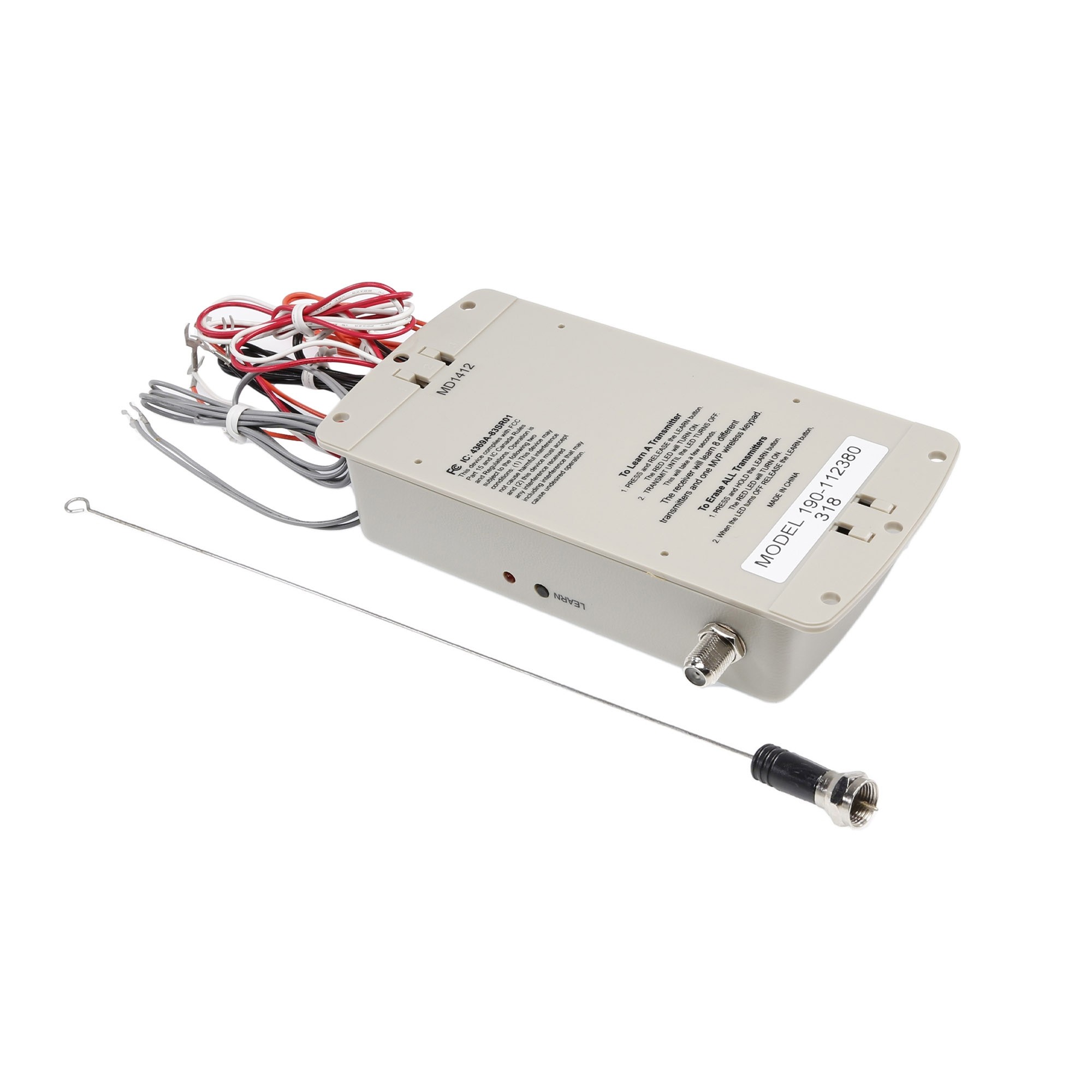 Linear MVP Allstar 190-112380 318 MHz Commercial 1 Door Open-Close-Stop ...