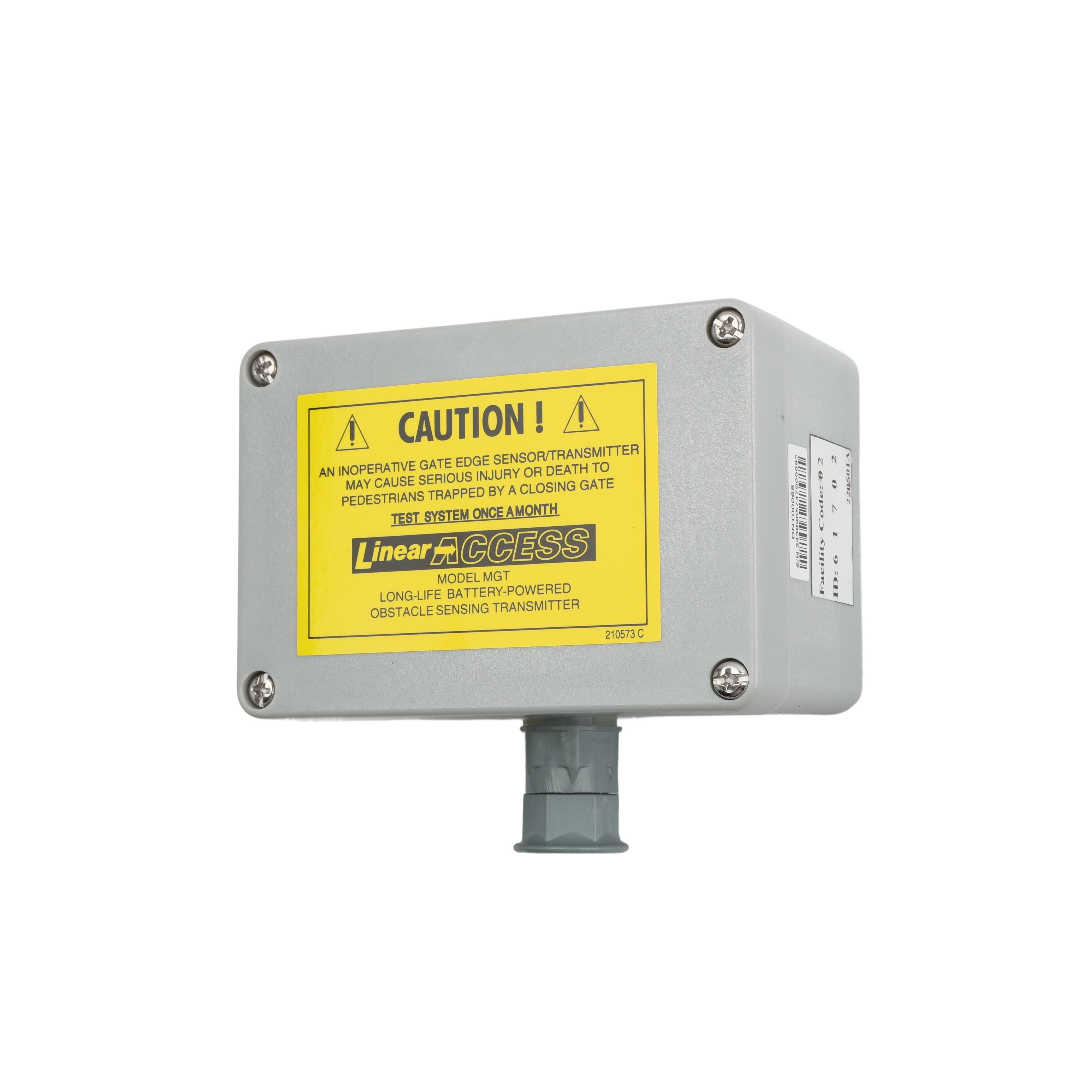 Linear - Safety Gate Edge Transmitter with Hardware Linear MGT- 2510 ...