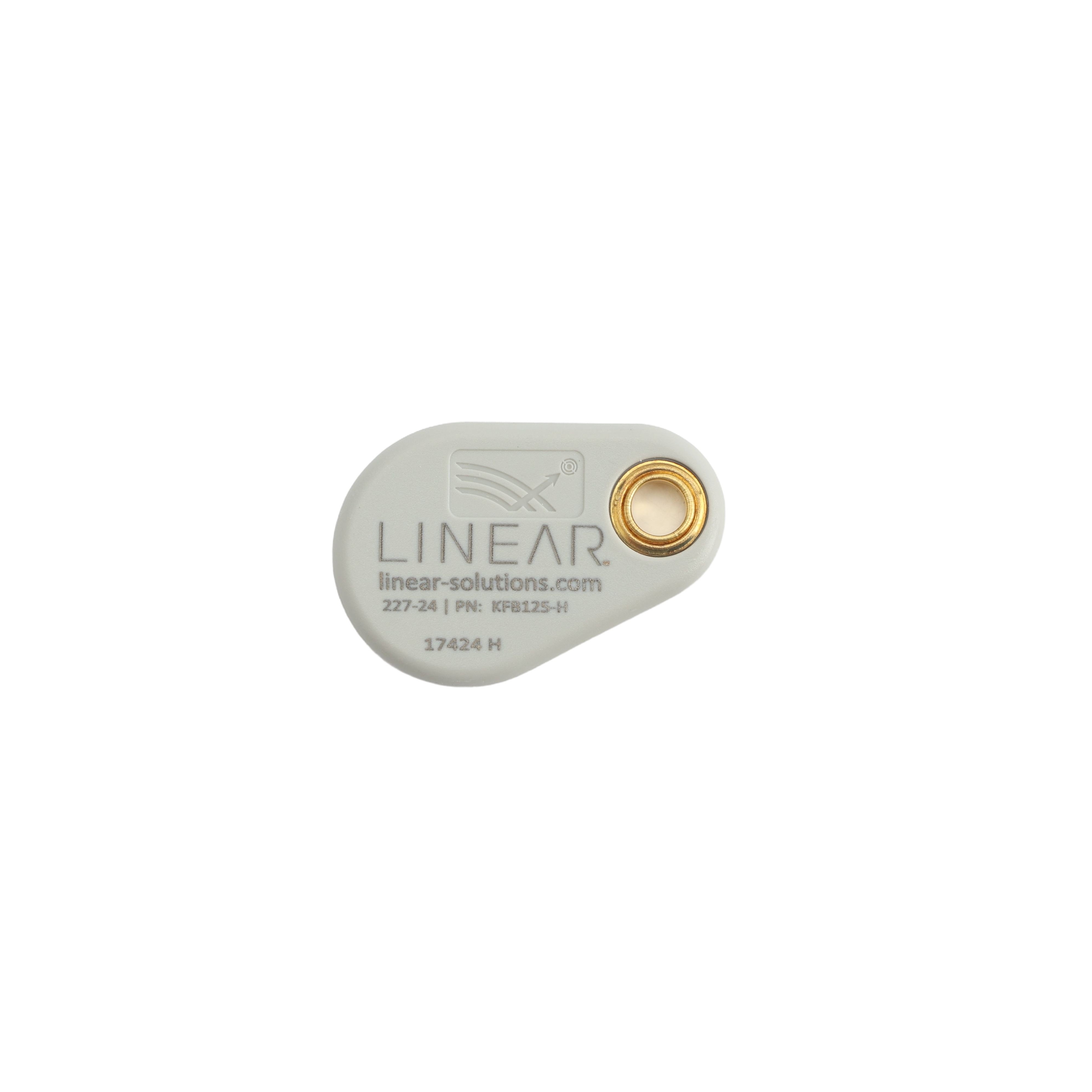 Linear 125 kHz RFID Imageable Keyfob for HID Readers (25 Pack) KFB125 ...