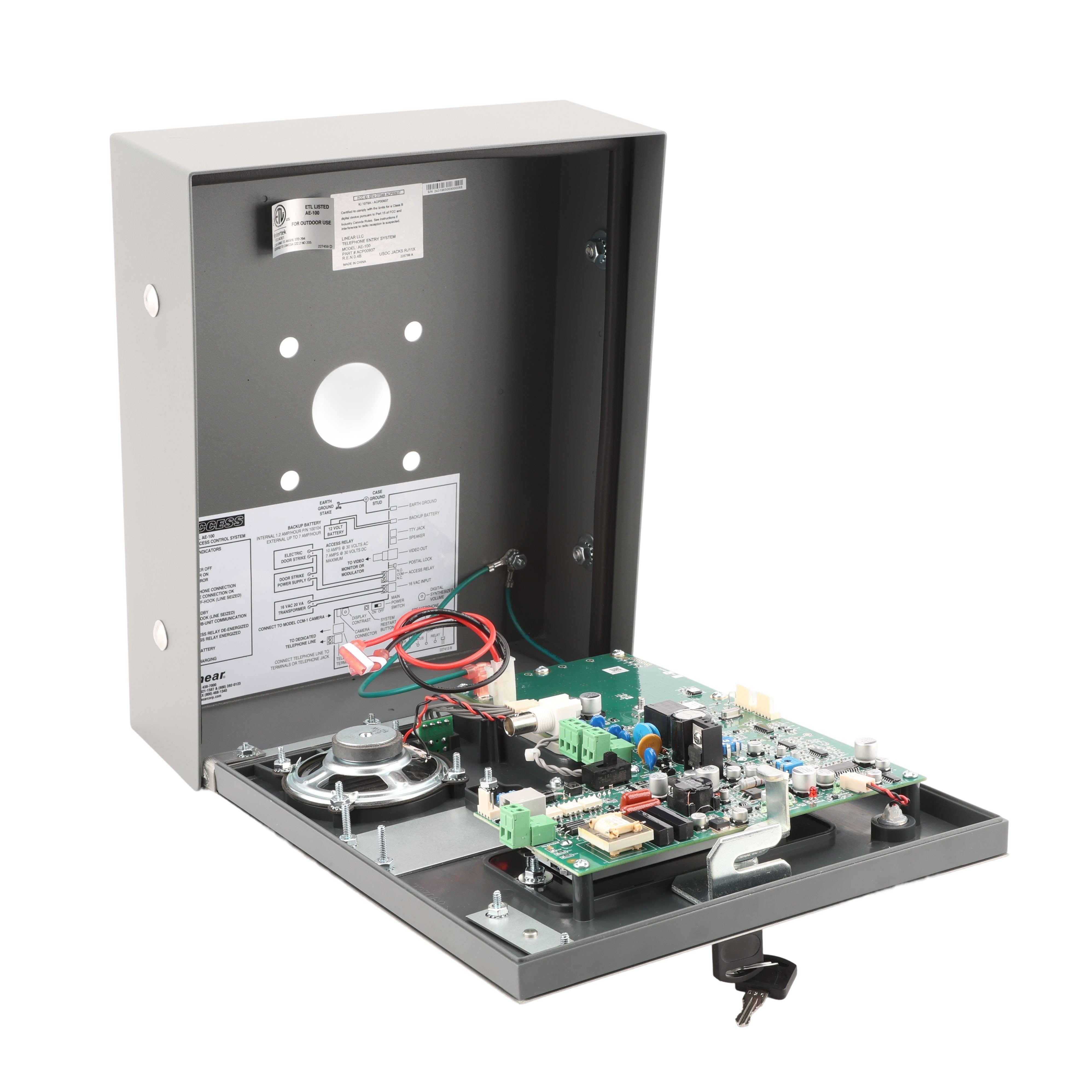 Linear - Commercial Telephone Entry System - One Gate/Door - ACP00937 ...