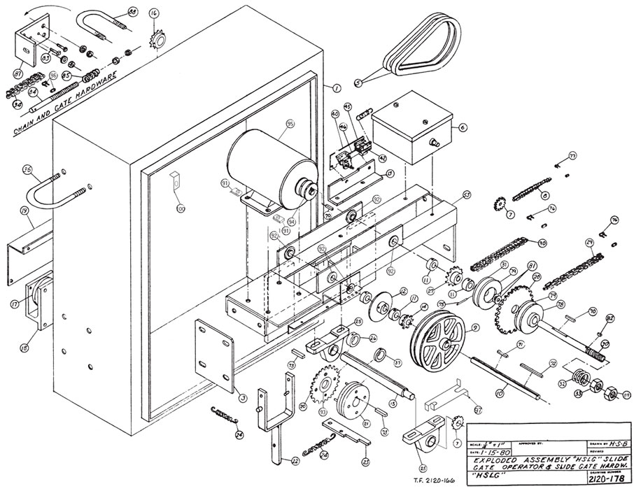 HSLG Operator Replacement Parts - HSLG Replacement Parts - Slide Gate Operator Parts ...