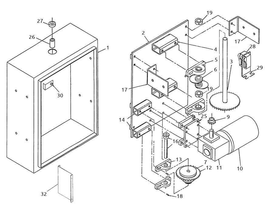 SWG Operator Replacement Parts - SWG Replacement Parts - Swing Gate ...