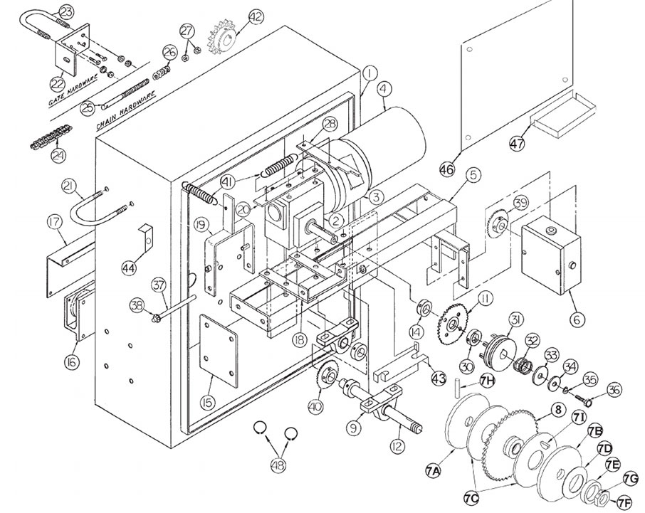 VS-GSLG Operator Replacement Parts - VS-GSLG Replacement Parts - Slide ...